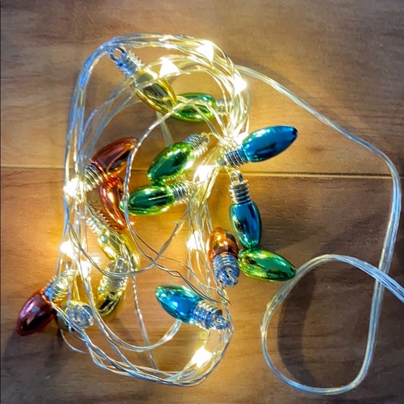 Pier 1 | Holiday | Pier Christmas Light Bulb 5 Led Glimmer Strings ...